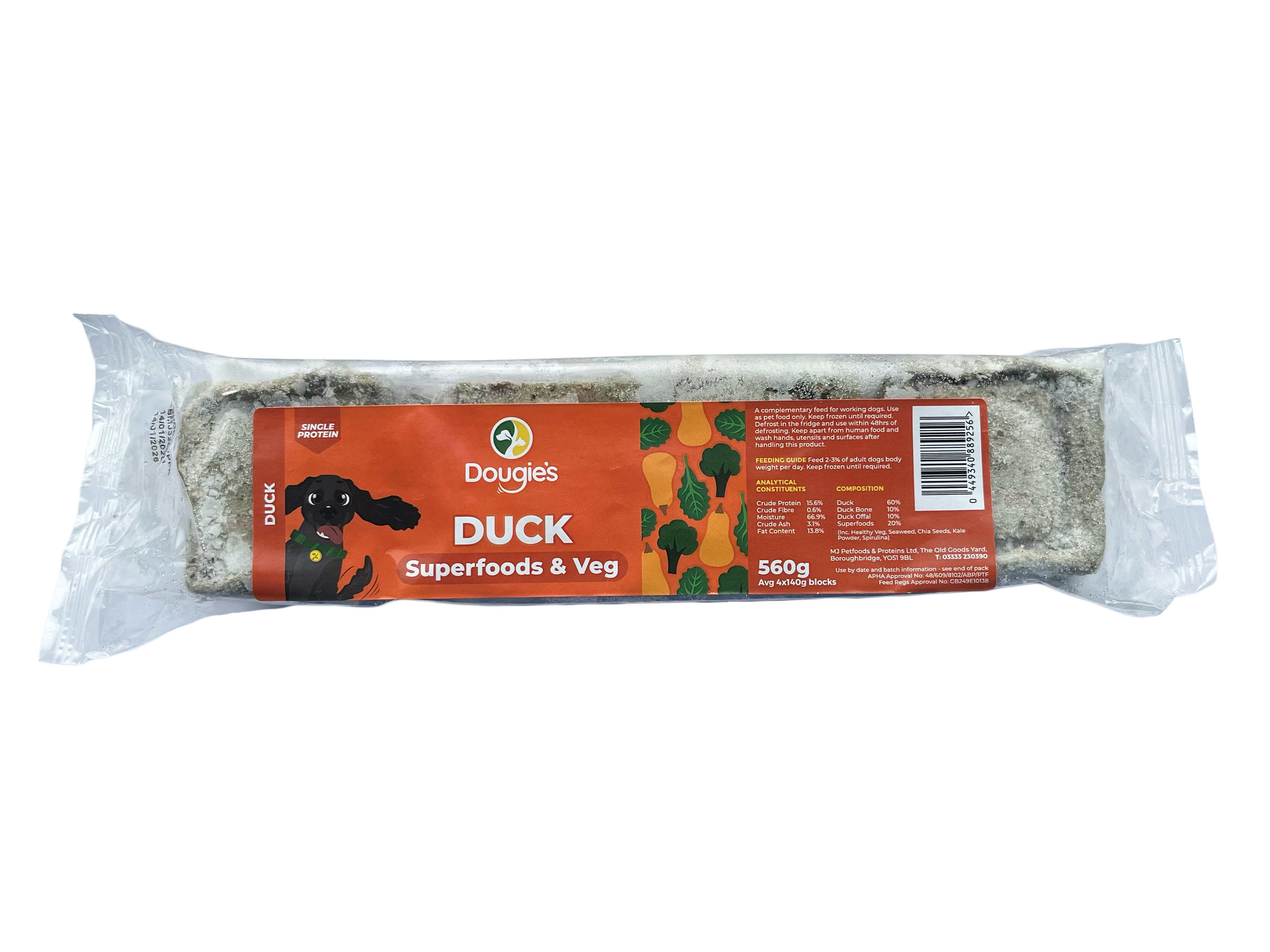 Dougies - Duck with Superfood Mince 560g – Lay Down The Raw