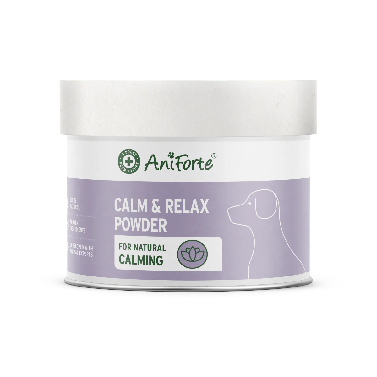 Aniforte - Calm & Relax Powder for Dogs 100g – Lay Down The Raw